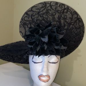 Runway Hats N Y | Accessories | Gorgeous Nwt Black Church Dress Hat By ...